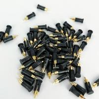 China Dia 2.8mm Male Pogo Pin Connector Length 10.2mm Dip Type Spring Loaded Pogo Pins for sale