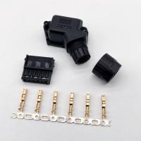 China Gold Plated Servo Motor Power Plug 4 Pin 5 Pin Phosphorous Bronze Contact Material for sale