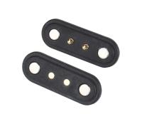 China 4p Magnetic Pogo Pin Through Holes Spring Loaded Connectors Waterproof Connections for sale