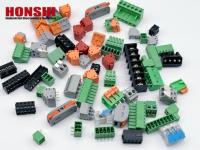 China 2.5mm 3.5mm Screwless Terminal Block Connector PCB Spring Terminal Blocks for sale
