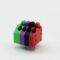 China 2.5mm 3.5mm Screwless Terminal Block Connector PCB Spring Terminal Blocks for sale