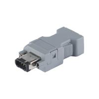 China SM-6P Male CN3 Server I / O Connector IEEE 1394 Female Connector Solder Type for sale