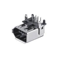 China SM-6P Male CN3 Server I / O Connector IEEE 1394 Female Connector Solder Type for sale