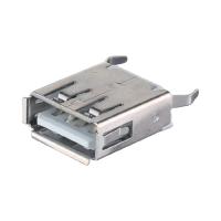 China USB 2.0 / 3.0 Jack A Type Male Plug Connector Brass / Phosphor Bronze Contact Material for sale