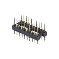 China Machined Round Pin Header SMT Type PCB H3.0mm 6 Pin - 64 Pin IC Socket for sale