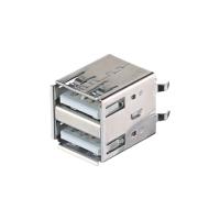 China USB 2.0 / 3.0 Jack A Type Male Plug Connector Brass / Phosphor Bronze Contact Material for sale