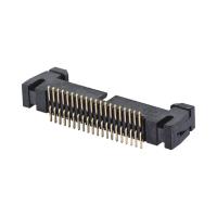 China 2.54mm Right Angle Header Connector 6 8 10 12 18 20 26 30 34 40 44 50 64 Pin for sale