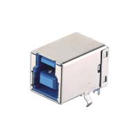 China USB 2.0 / 3.0 Jack A Type Male Plug Connector Brass / Phosphor Bronze Contact Material for sale