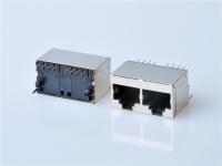 China 8p8c RJ45 Ethernet Connector 1x1 Ports Female RJ45 Jack Without Magnetics for sale