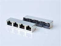 China 8p8c RJ45 Ethernet Connector 1x1 Ports Female RJ45 Jack Without Magnetics for sale