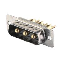 China 2 -  64 Pin Power D Sub Male Connector 3W3 Black / Blue Solder Type Dip Brass for sale