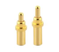 China Custom 5.08mm Pitch Pogo Pin Connector Male 8 Pin 4.0mm Three Row Spring Loaded for sale