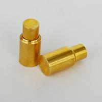 China Custom 0.02mm Diameter 10u'' Gold Plated Brass Pin Contacts Springs For Male Gender And Salt Fog 72H for sale