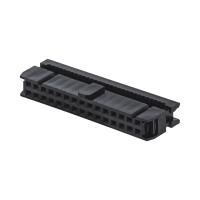 China Grey 6 - 64 Pin IDC Connector 2.54mm Pitch Female Socket Flat Cable FC Socket for sale