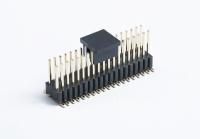 China 1.27mm Dual Plastic 2 - 100 Pin Header Connector H2.5mm DIP SMT Type PCB for sale