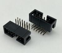 China Right Angle Box Header Connector DIP PCB DC3 12 Pins Headers 2.54mm Pitch for sale