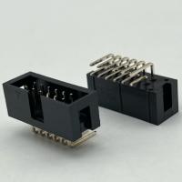 China Right Angle Box Header Connector DIP PCB DC3 12 Pins Headers 2.54mm Pitch for sale