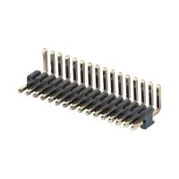 China 1.27mm Pitch Right Angle Board To Board Connector 2 - 50 Pin Brass Pin Header Connector for sale