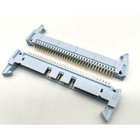 China Latch Header Wire To Board Connector 2.54mm Pitch Straight 64 Pin IDC Male Connector for sale
