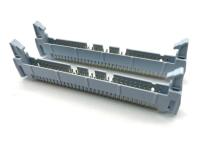 China Latch Header Wire To Board Connector 2.54mm Pitch Straight 64 Pin IDC Male Connector for sale