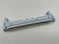 China Latch Header Wire To Board Connector 2.54mm Pitch Straight 64 Pin IDC Male Connector for sale