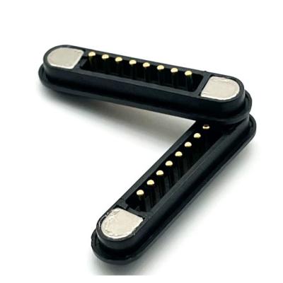 China 8pin Magnetic Connector Male Female Pogo Pin Connector For Pcb Board for sale