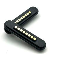 China 8pin Magnetic Connector Male Female Pogo Pin Connector For Pcb Board for sale