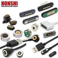 China 8pin Magnetic Connector Male Female Pogo Pin Connector For Pcb Board for sale
