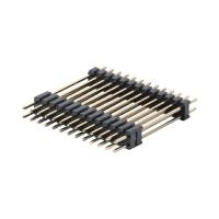 China Dual Row Board To Board Connector 2.54mm Pitch 2 pin 20 pin 80 pin Straight PCB for sale