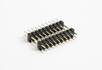 China Dual Row Board To Board Connector 2.54mm Pitch 2 pin 20 pin 80 pin Straight PCB for sale