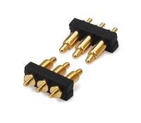 China Custom 2.54mm Dip Type 3pin H1.5mm Pogo Pin connector for spring pin connector for sale