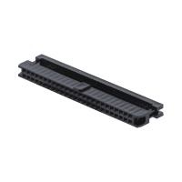 China 1.27mm Pitch Black IDC Connector 10 Pin - 100 Pin Female Socket Flat Cable FC Socket for sale