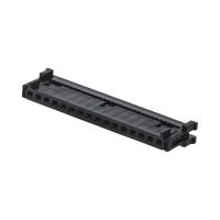 China 1.27mm Pitch Black IDC Connector 10 Pin - 100 Pin Female Socket Flat Cable FC Socket for sale