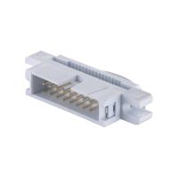 China Gold Tin Plating 2.54mm Box Header PBT Brass 6P - 64P IDC Board To Wire Connector for sale