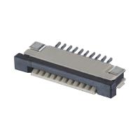 China 4 - 60 Pin FPC Cable Connector 0.5 / 1.0mm Pitch SMT ZIF DIP Type Top Bottom PA9T Plastic for sale