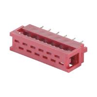 China Straight IDC Female Connector Micro Match 4 6 8 10 20 Pin 1.27mm Pitch for sale