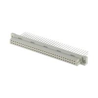 China 2x32P 2.54mm Din 41612 Connector 2 Row 64 Pin Male Straight Through Hole Dip for sale