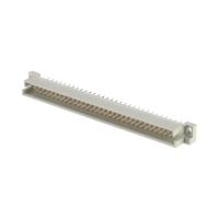 China Straight Female 2 Row DIN 41612 Connector 64 Pin Vertical PCB Rated Current 3A for sale