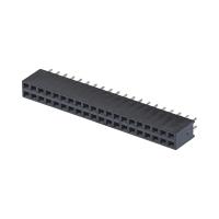 China 2.0mm H4.3mm DIP Header Female Straight Dip 2x2 2x40pin Female Header Connector for sale