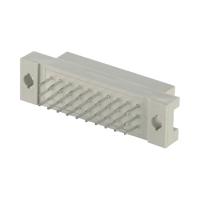 China Din 41612 30 Pin Right Angle Male Pins Connector Through Hole 3 Rows Vertical PCB for sale