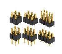 China 3.0mm pitch 3pin Gold Plated SMT Type Automotive Brass Pogo Pin Connector for pcb for sale