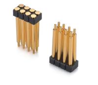 China 2.0mm 20 Pin Customize Pogo Pin Connector Spring Pin Gold Plated SMT Pogo Connector for sale