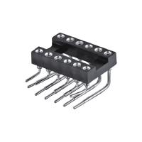 China 2.54mm Female Round Pin Header 8 Pin 10 Pin 18 Pin 28 Pin 32 Pin 40 Pin IC Socket for sale