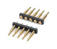 China 2.0mm Automotive 1.5mm DIA1.5 L18.0mm Pogo Pin Gold Plated Brass Connector for sale