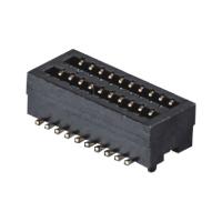 China 0.8mm Pitch BTB Connector 10 - 100 Pin High Speed Male Connector Phosphor Bronze for sale