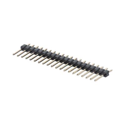 China DIN Type 2.0mm Pitch Pin Header Connector Straight 2 - 40 Pin Single Row Connector for sale