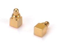 China Industrial Spring Loaded POGO Pin Gold Plated Battery Pogo Pin SMT Type H4.2mm for sale
