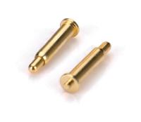 China Brass Gold Plating Pogo Pin Connector Spring Force Double Head H6.0mm Smd Type for sale