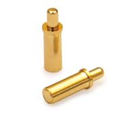 China Brass Gold Plating Pogo Pin Connector Spring Force Double Head H6.0mm Smd Type for sale