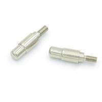 China Male Through Hole Type Spring Loaded Pin Connector Brass Pogo Pin 120g Spring Force for sale